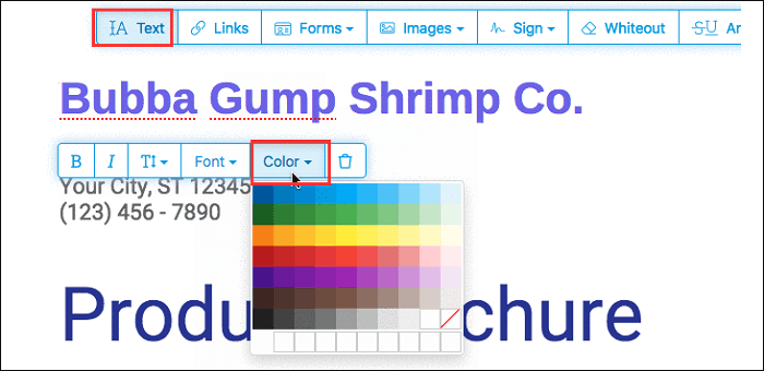 How To Change Text Color In PDF With 3 Simple Ways EaseUS