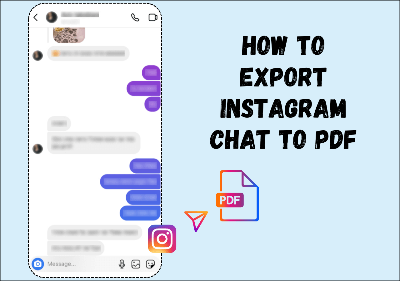 Export Instagram Chat to PDF on Various Devices😀
