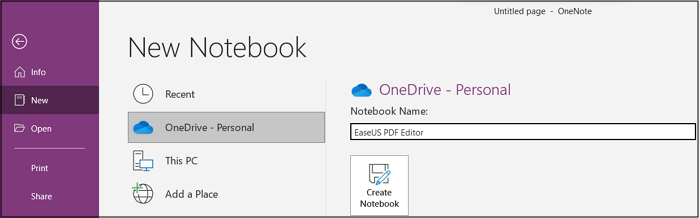 How To Save OneNote As PDF EaseUS