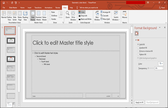 How To Change Background Graphics In PowerPoint EaseUS