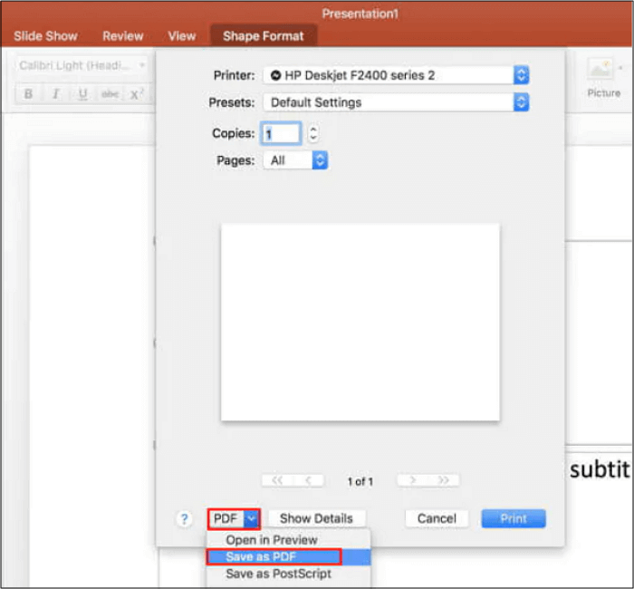 How To Save PowerPoint As PDF On Mac EaseUS