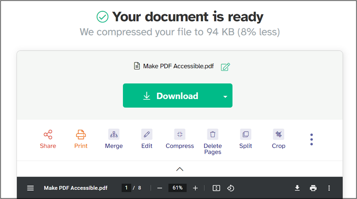 How To Compress PDF To Less Than 100KB Free EaseUS