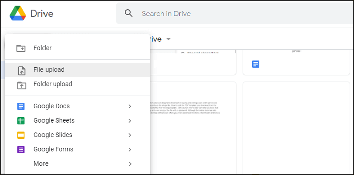 How To Insert A PDF Into Google Docs Best Ways EaseUS