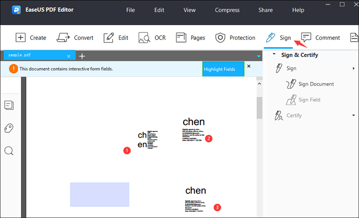 2 Methods How To Add Multiple Signatures To PDF In 2022 EaseUS