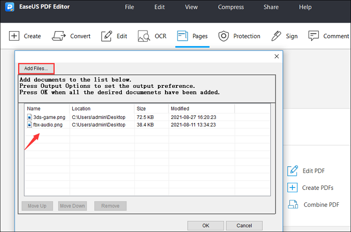 3 Ways How To Combine PNG Files Into One PDF EaseUS