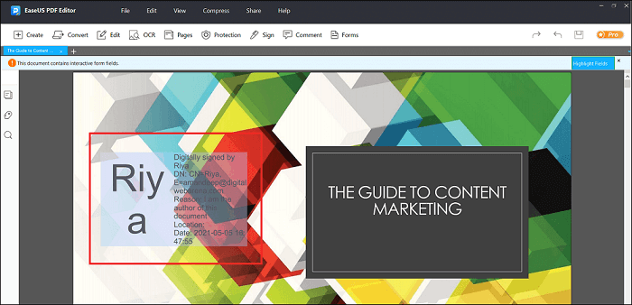 3 Easiest Ways To Remove Signature From PDF EaseUS