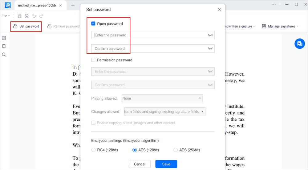 How To Protect PDF From Copying Editing And Printing EaseUS