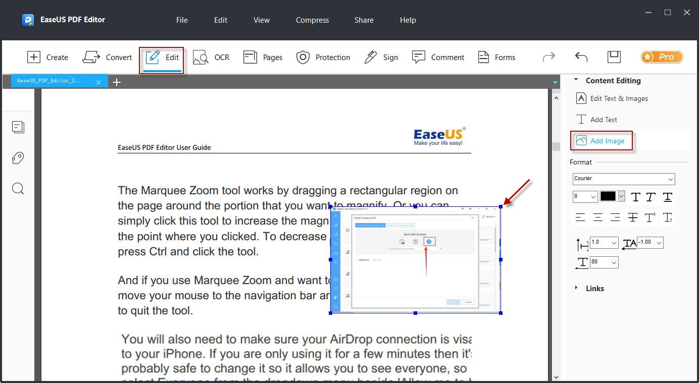 EaseUS PDF Editor Online Guide