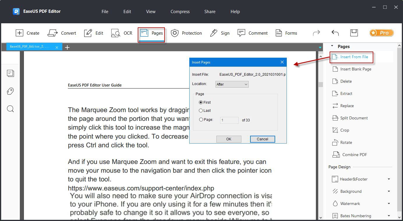 EaseUS PDF Editor Online Guide