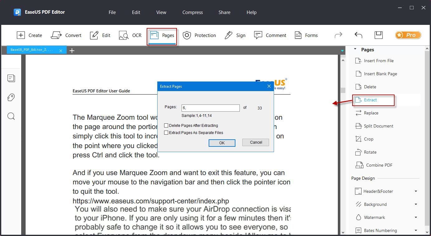 EaseUS PDF Editor Online Guide