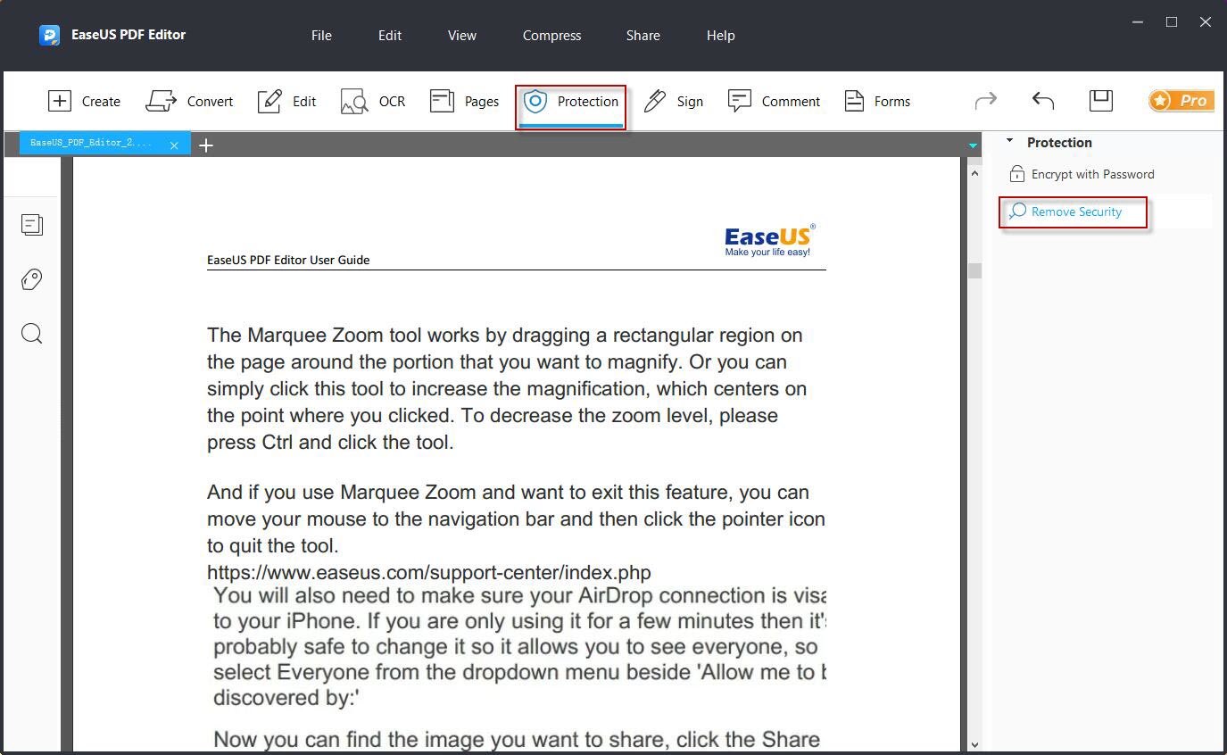 EaseUS PDF Editor Online Guide